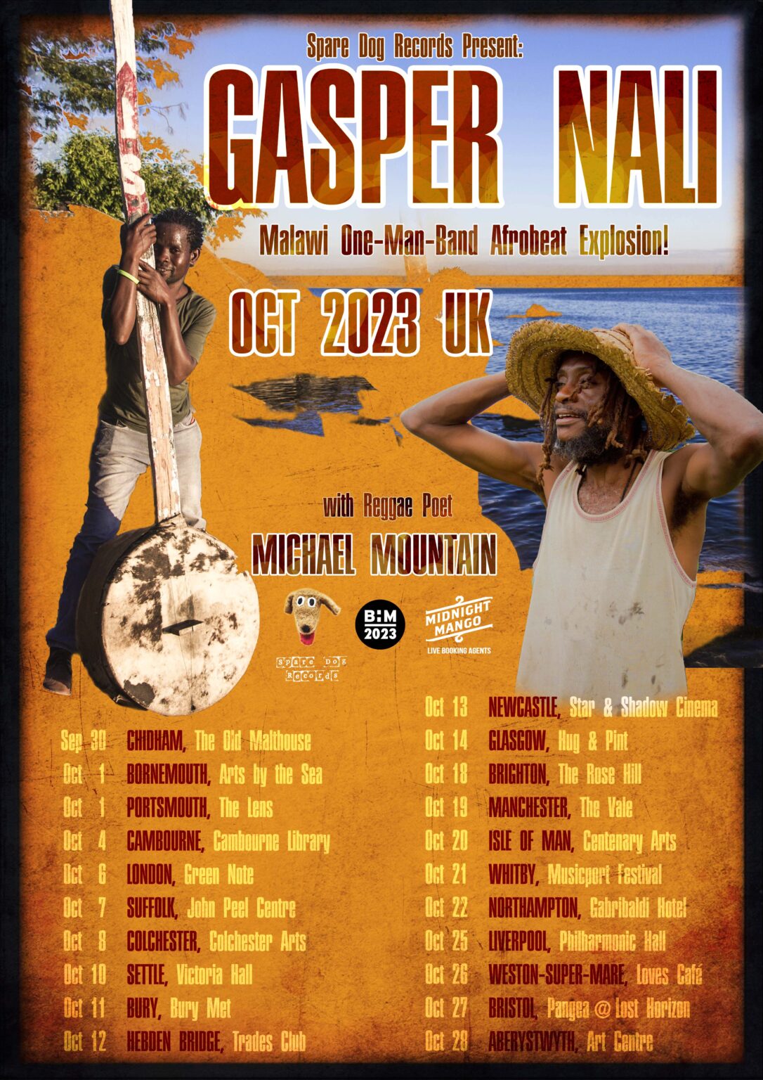 Gasper Nali & Michael Mountain 2023 AUTUMN TOUR – Spare Dog Records